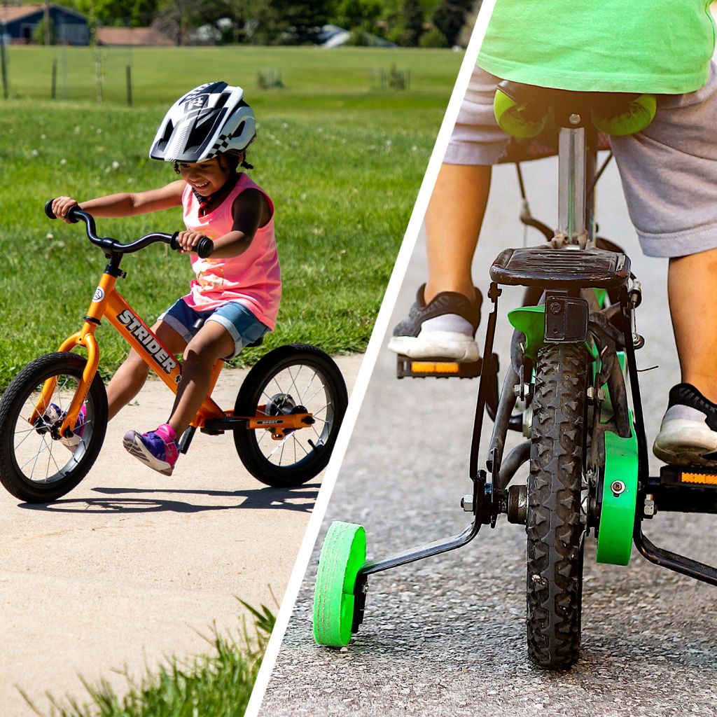 Balance Bike vs Training Wheels – Strider Balance Bikes
